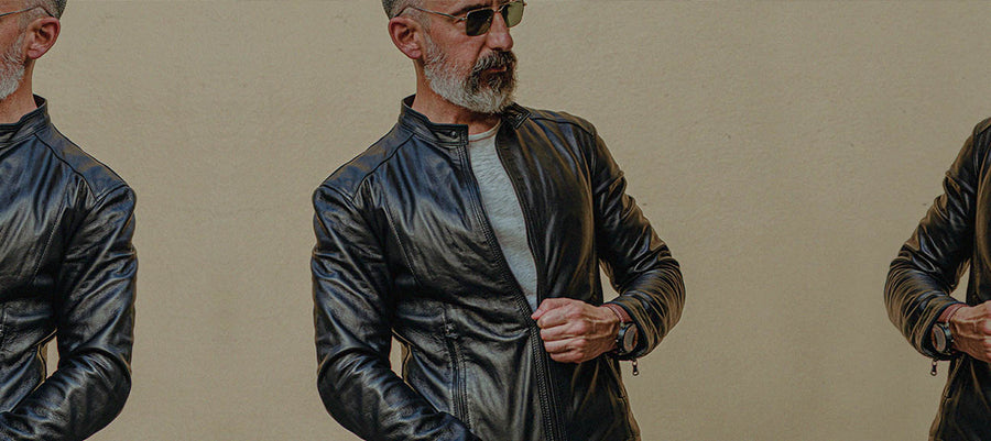 100% Genuine Leather Men's Jackets, Made in Italy | Barone Firenze