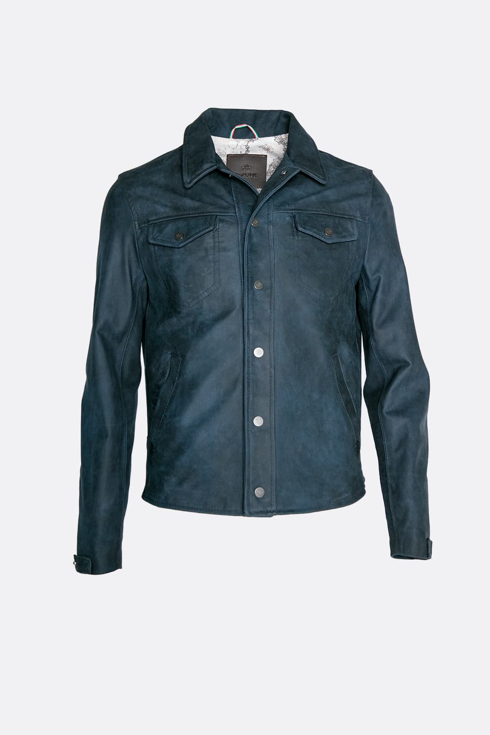 Ale suede unlined leather jacket for men | Barone Firenze